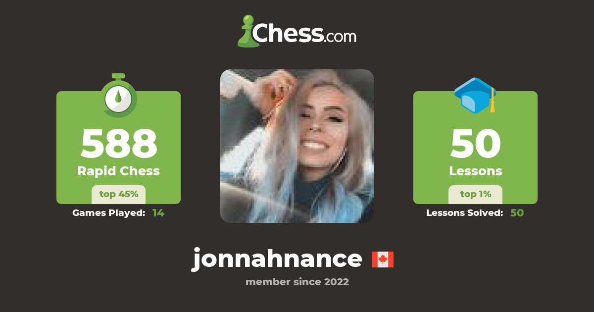 Jonnah Nance (jonnahnance) - Chess Profile - Chess.com