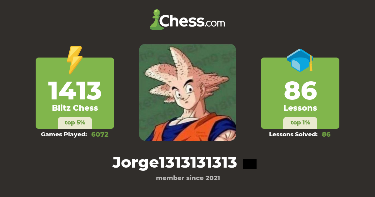 Jorge Riega Yataco (Jorge1313131313) - Chess Profile - Chess.com