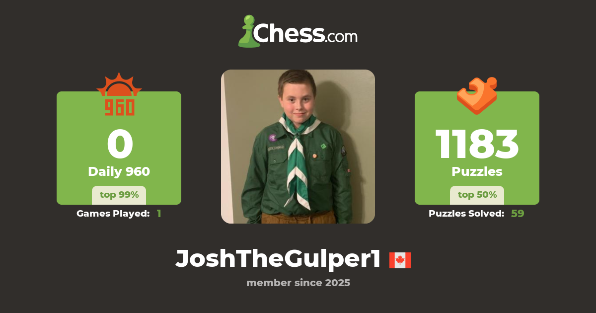 JoshTheGulper1 - Chess Profile - Chess.com