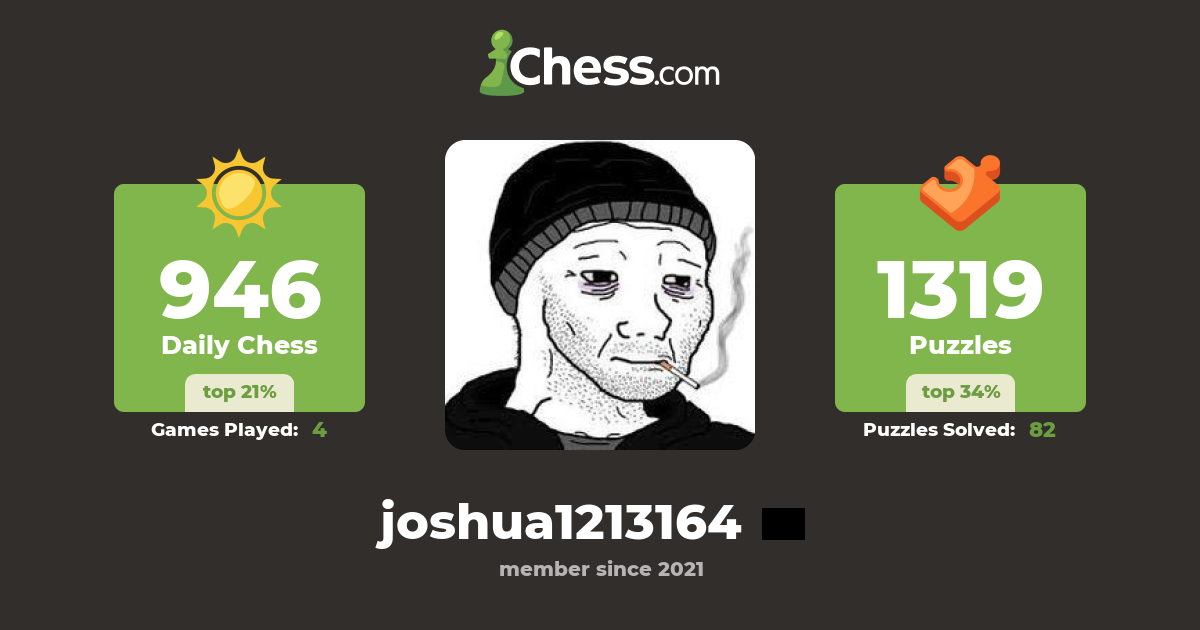 Josh Fry (joshua1213164) - Chess Profile - Chess.com