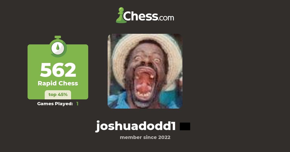 Joshua Dodd (joshuadodd1) - Chess Profile - Chess.com
