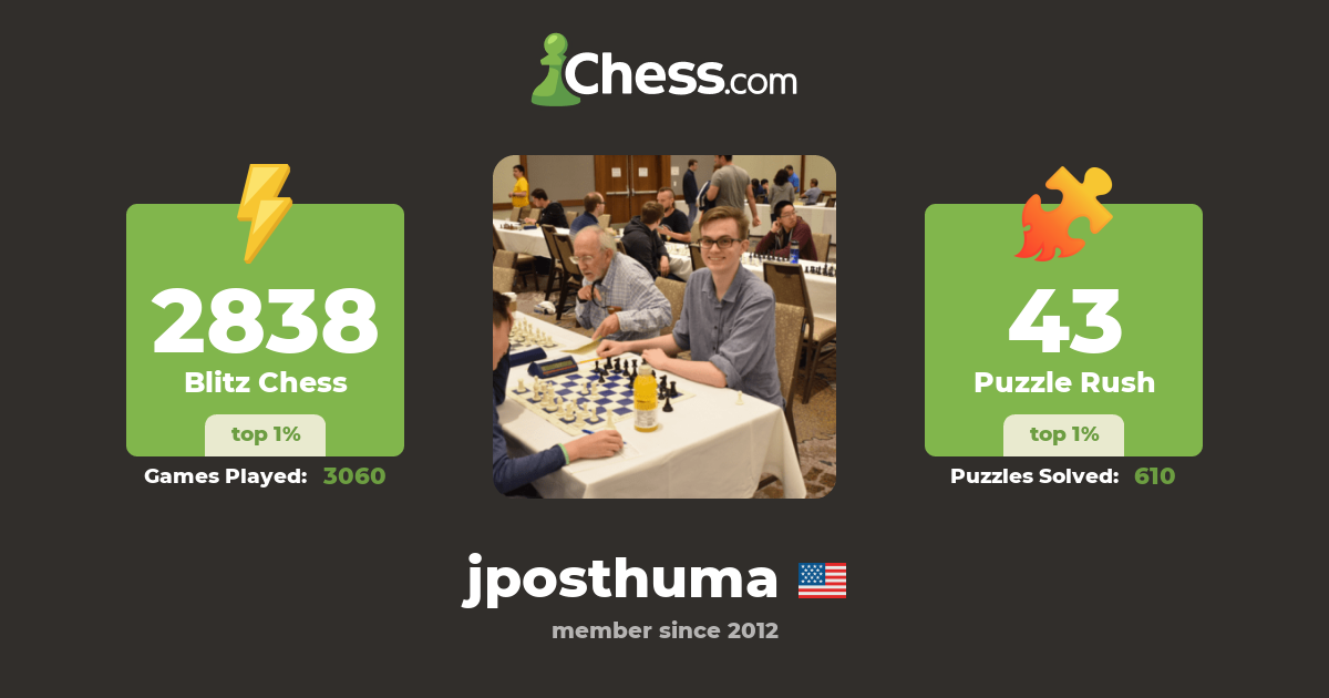 IM Joshua Posthuma (jposthuma) - Chess Profile - Chess.com