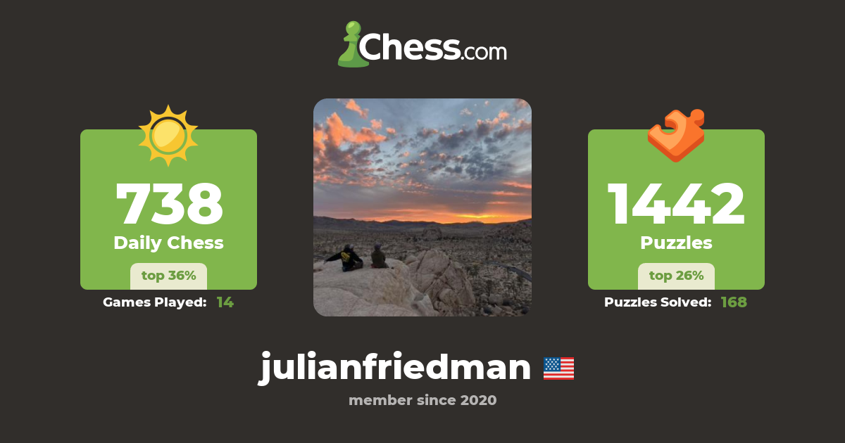 Julian Friedman (julianfriedman) - Chess Profile - Chess.com
