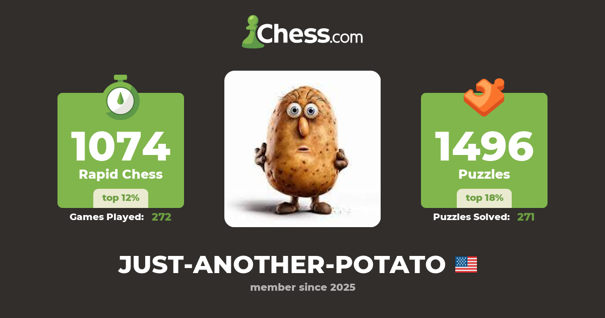 JUST-ANOTHER-POTATO - Chess Profile - Chess.com