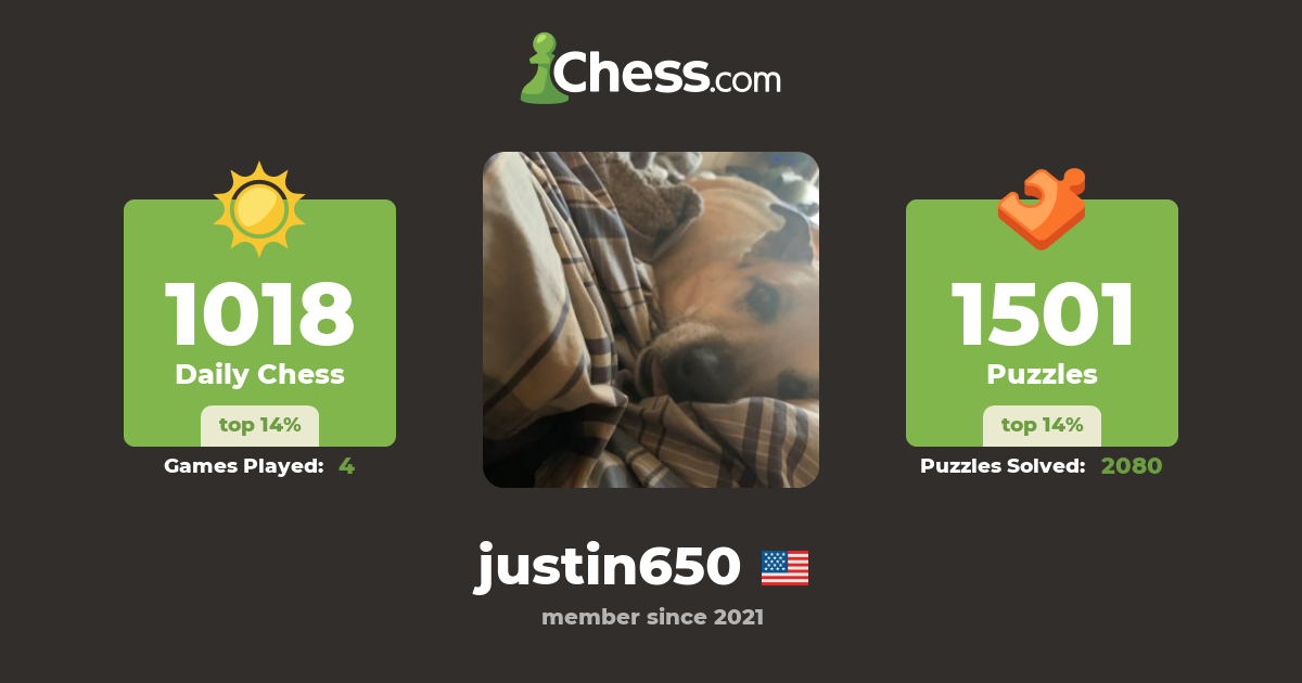 Justin (justin650) - Chess Profile - Chess.com