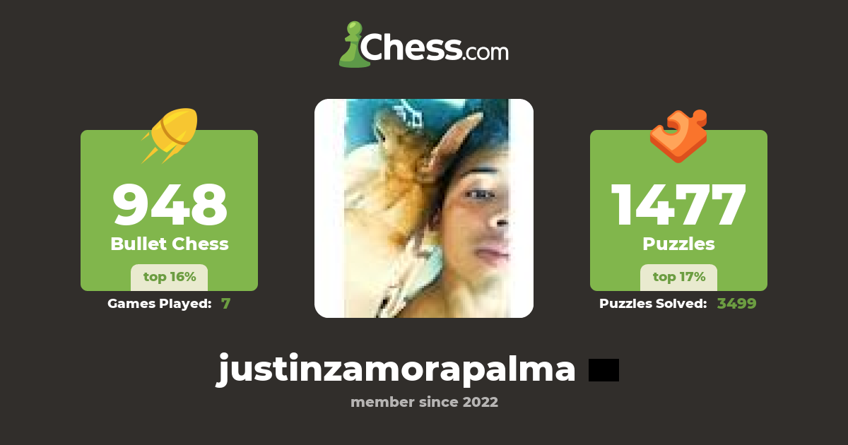 Justin Zamora Palma (justinzamorapalma) - Chess Profile - Chess.com