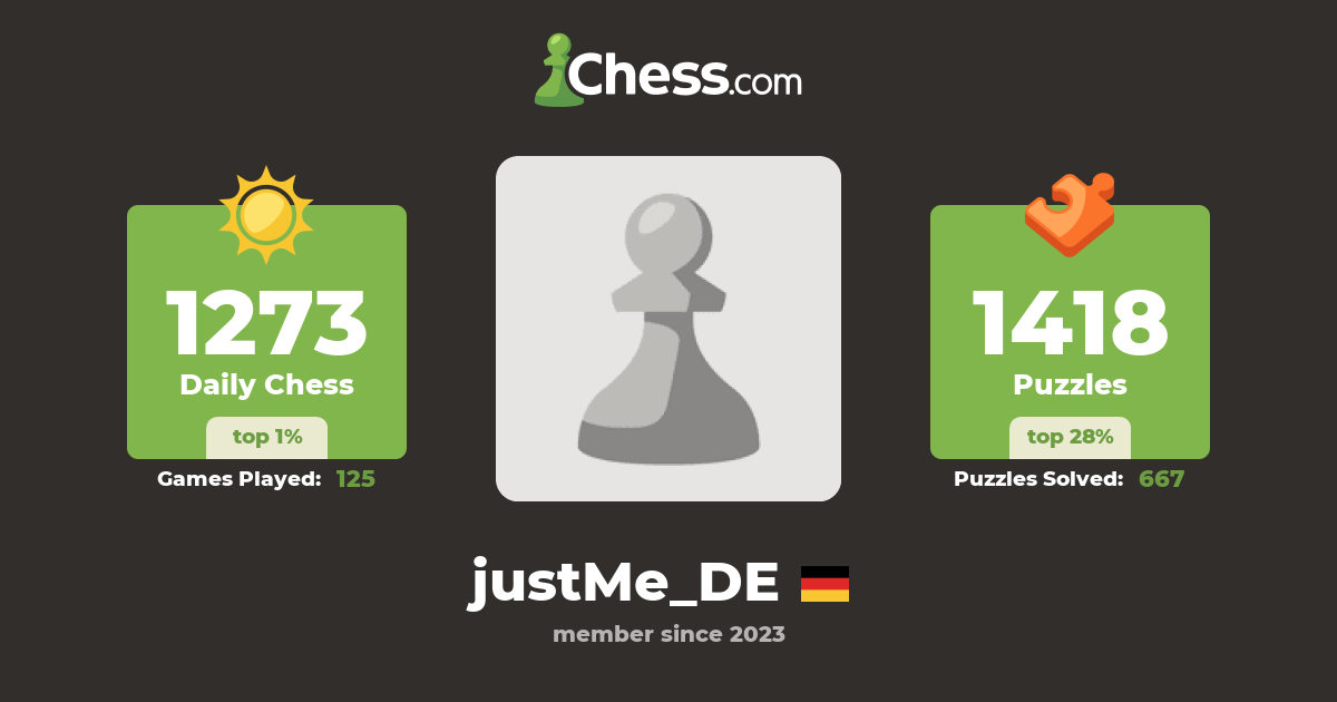 justMe_DE - Chess Profile - Chess.com