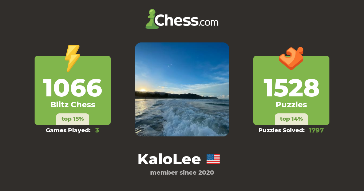 Kalo Lee (KaloLee) - Chess Profile - Chess.com