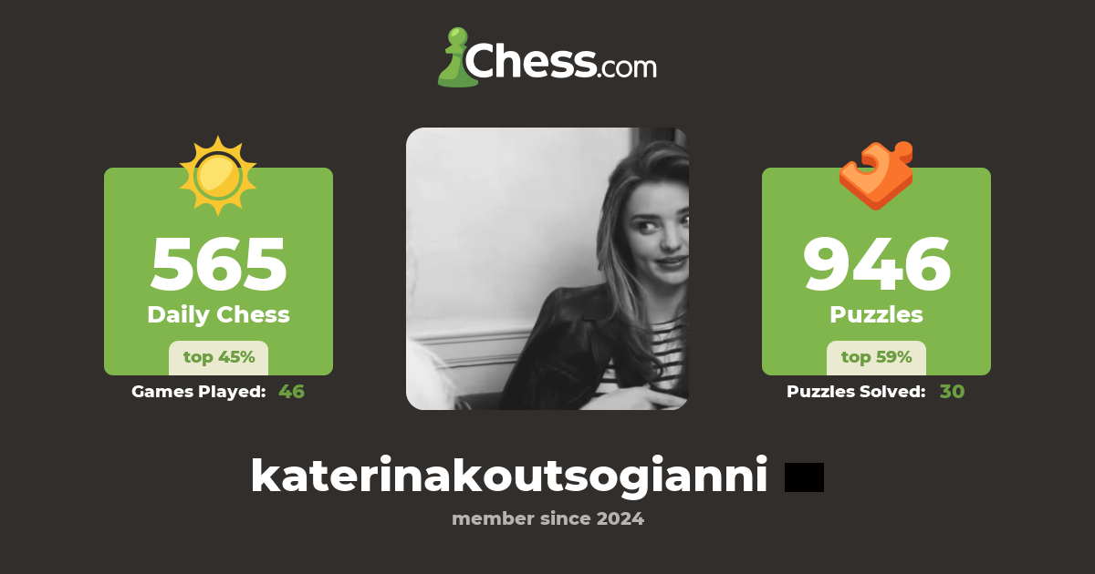 katerinakoutsogianni - Chess Profile - Chess.com