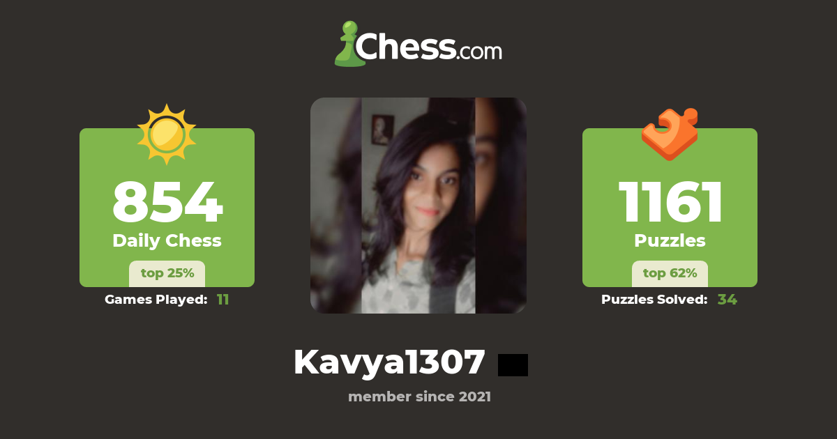 Kavya AU (Kavya1307) - Chess Profile - Chess.com