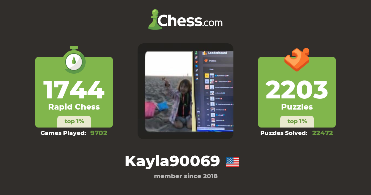 Kayla90069 - Chess Profile - Chess.com