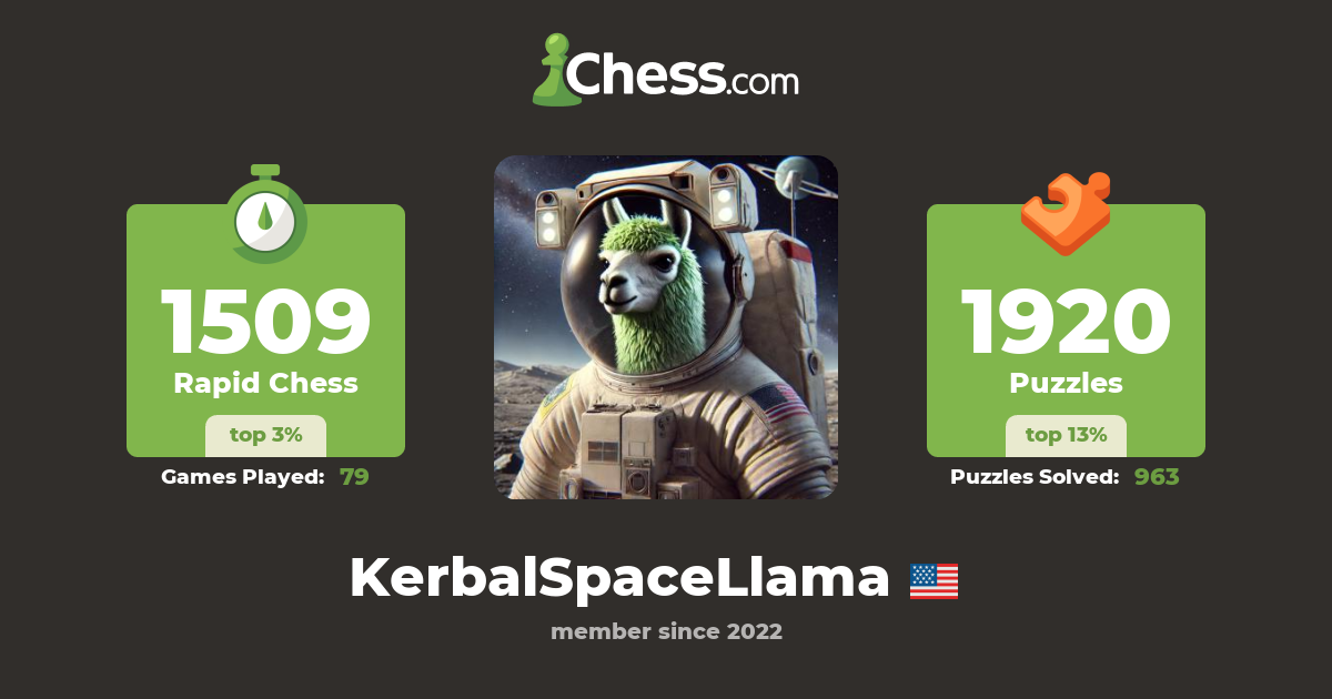Gofuk Yourself (KerbalSpaceLlama) - Chess Profile - Chess.com