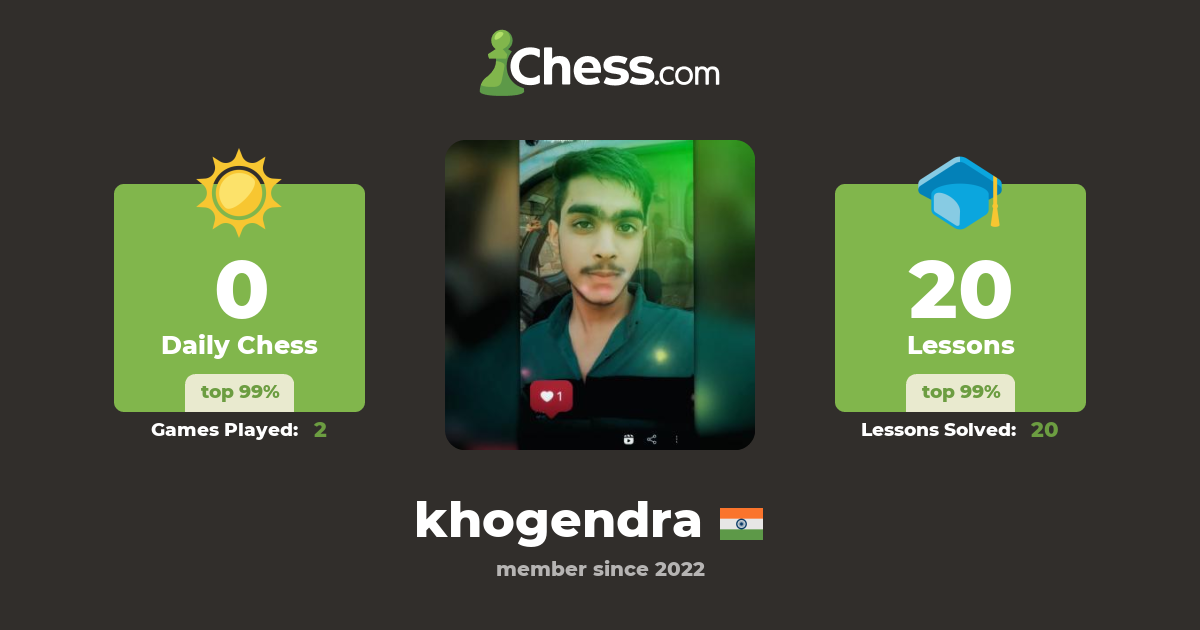 Krishna Kashyap (khogendra) - Chess Profile - Chess.com