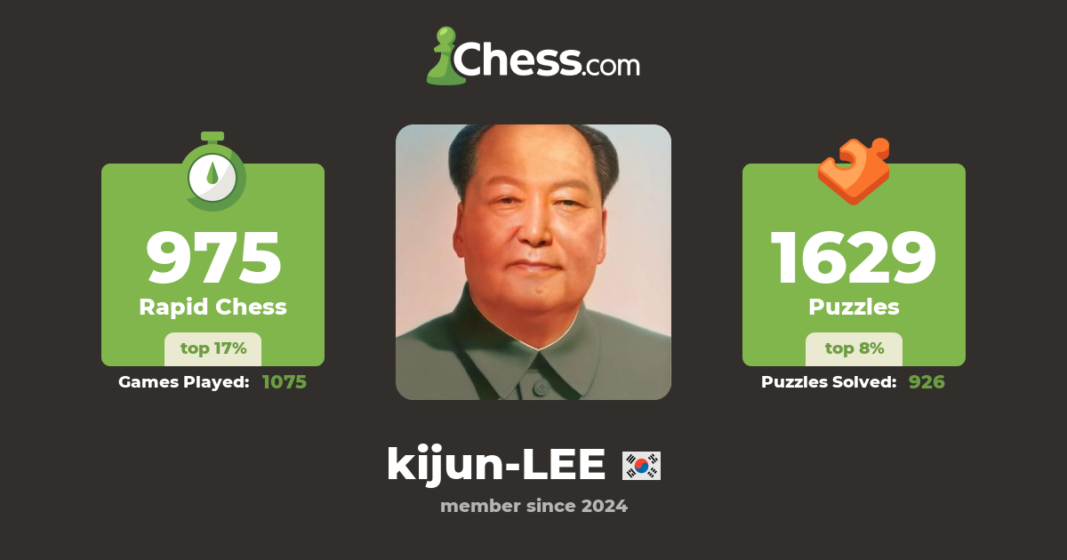 쓰몰 제 (kijun-LEE) - Chess Profile - Chess.com