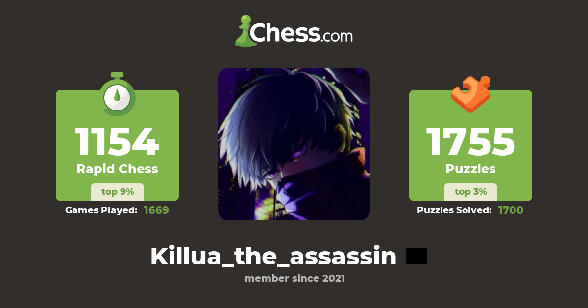Dark Assissan Killua The Assassin Chess Profile Chess