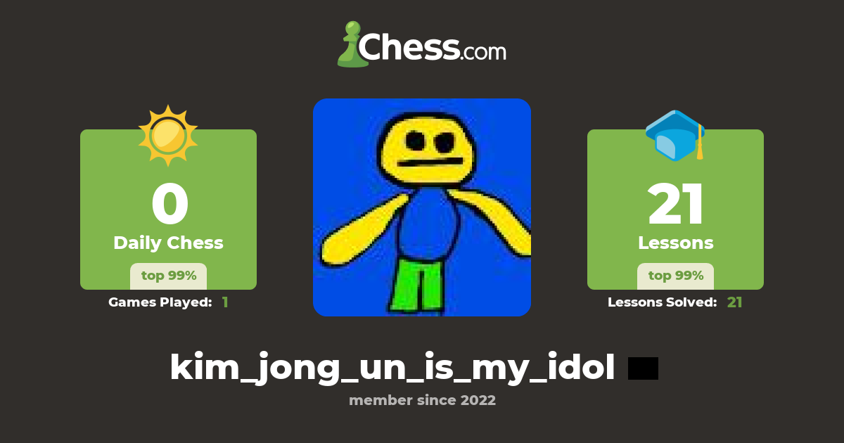 SUPER DORI SS (kim_jong_un_is_my_idol) - Chess Profile - Chess.com