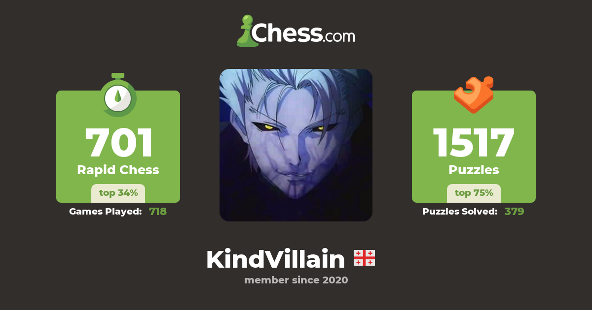 KindVillain - Chess Profile - Chess.com