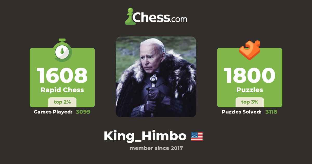 Jamaari Glover (King_Himbo) - Chess Profile - Chess.com