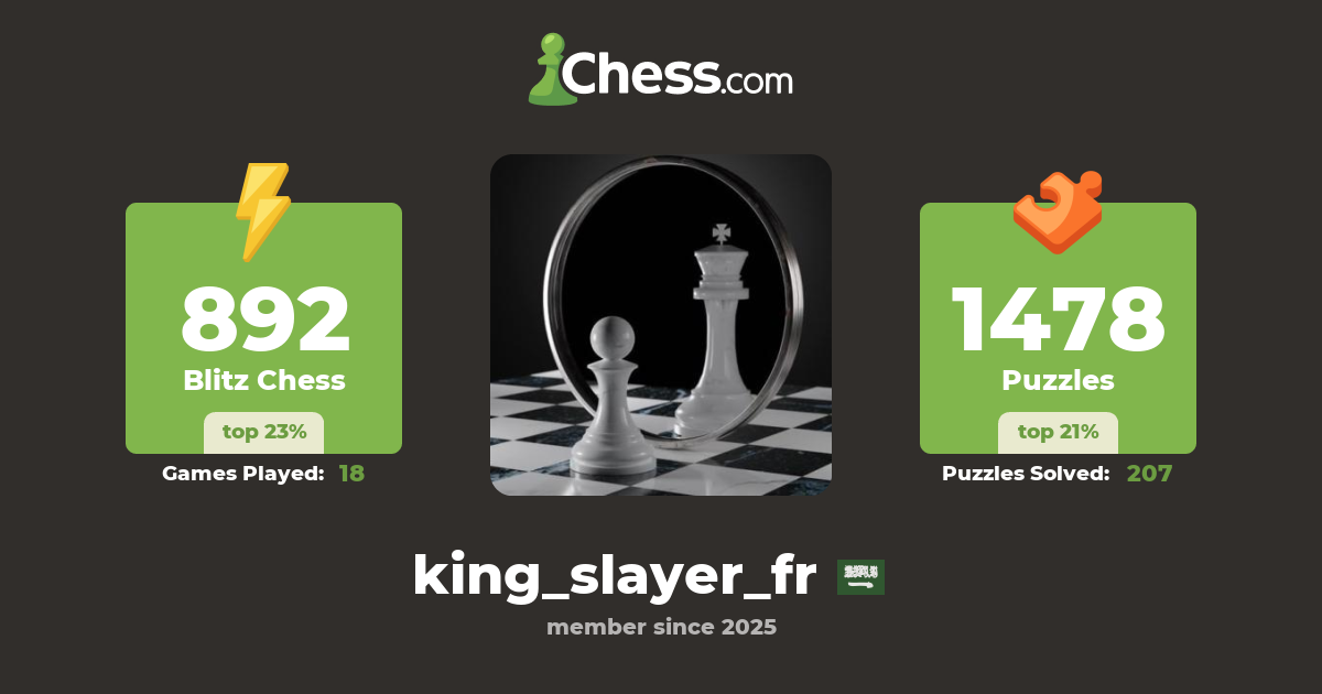 King Slayer (king_slayer_fr) - Chess Profile - Chess.com
