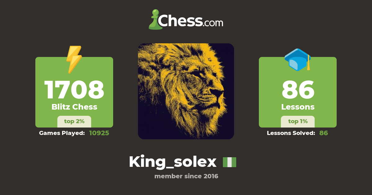 Solomon Emmanuel (King_solex) - Chess Profile - Chess.com