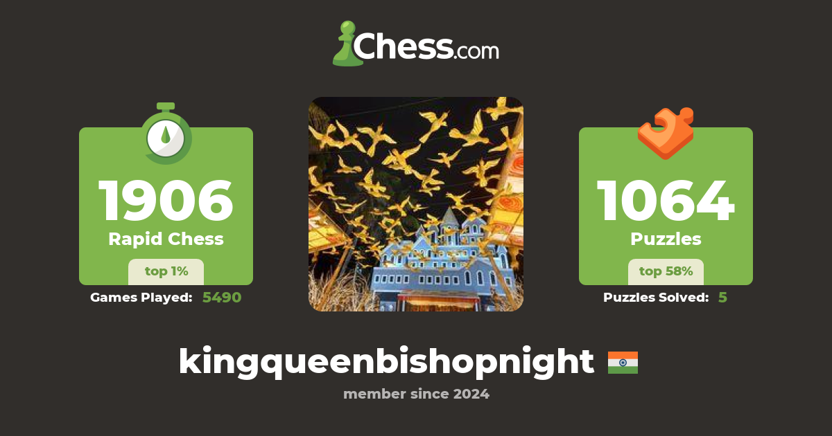 kingqueenbishopnight - Chess Profile - Chess.com