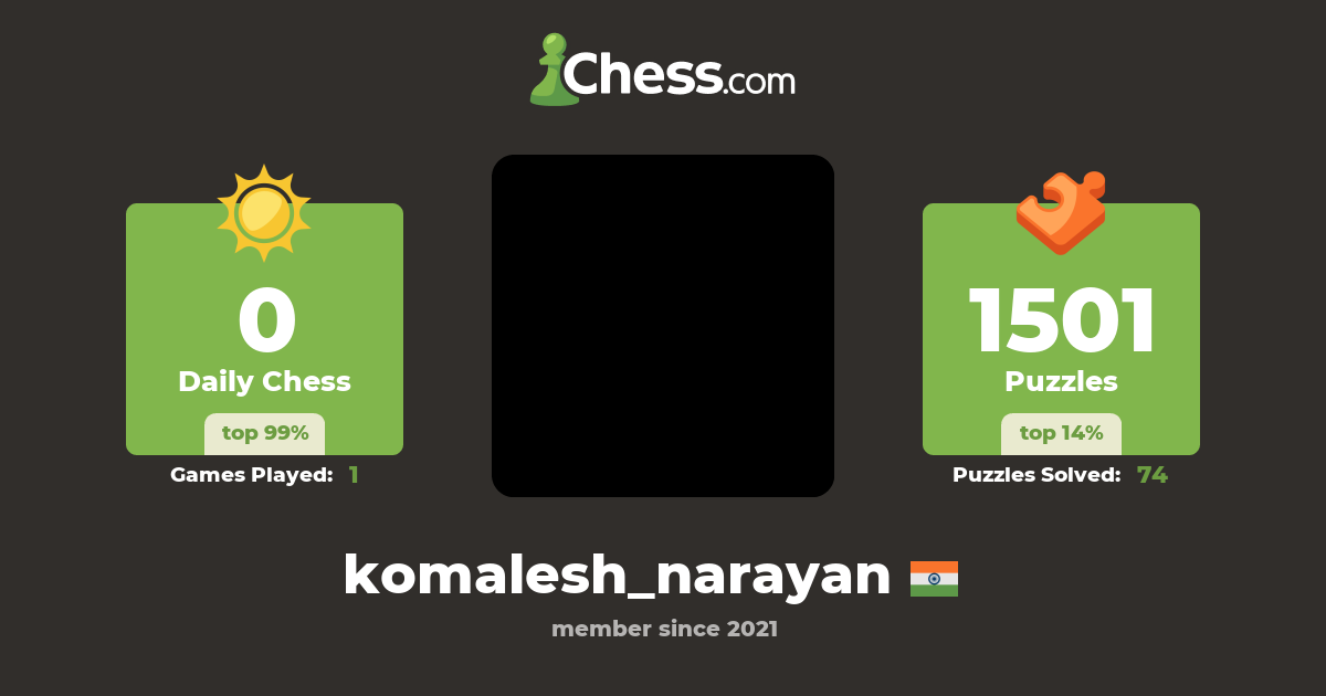 Komalesh (komalesh_narayan) - Chess Profile - Chess.com