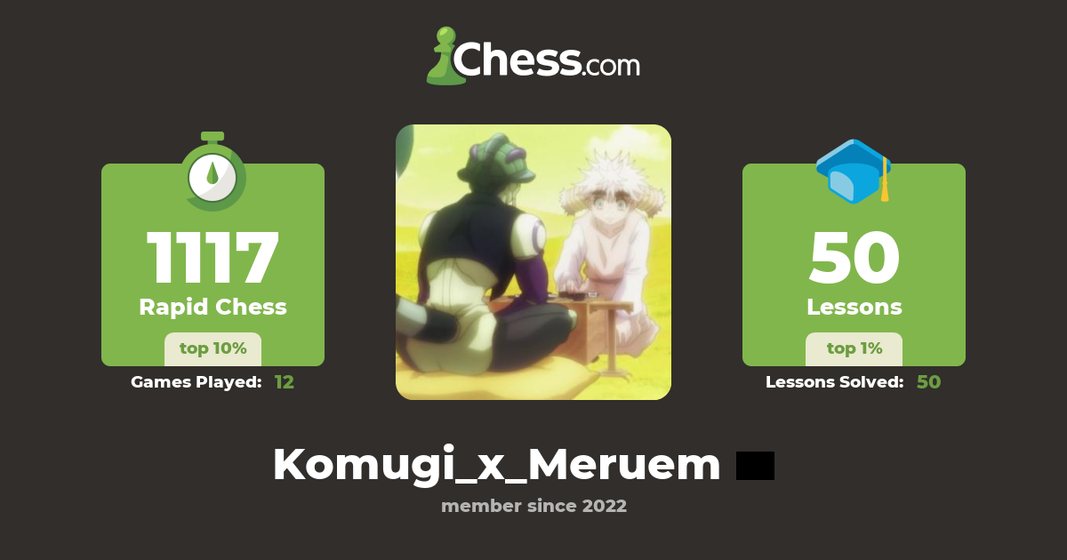 Komugi_x_Meruem - Chess Profile - Chess.com