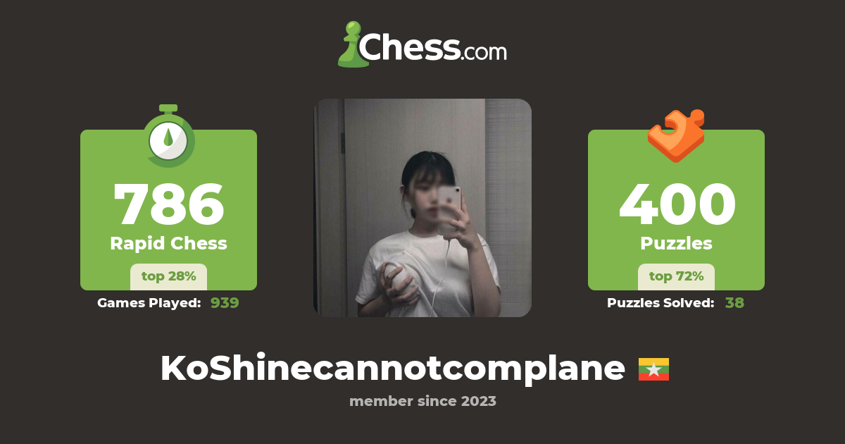 KS No Counter (KoShinecannotcomplane) - Chess Profile - Chess.com