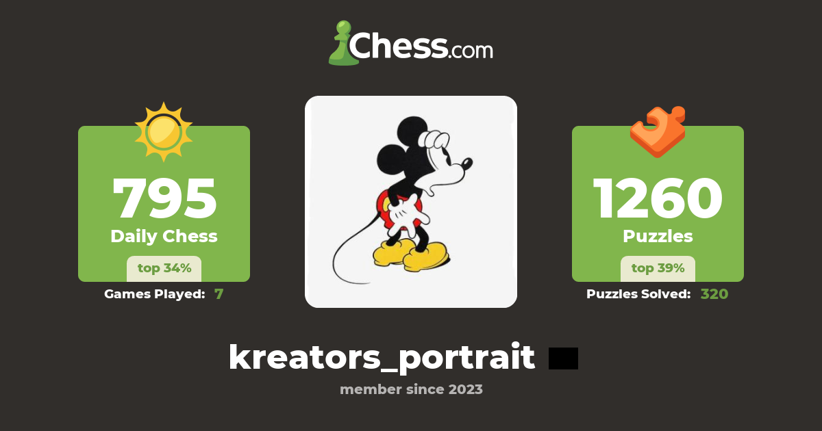 lotus (kreators_portrait) - Chess Profile - Chess.com