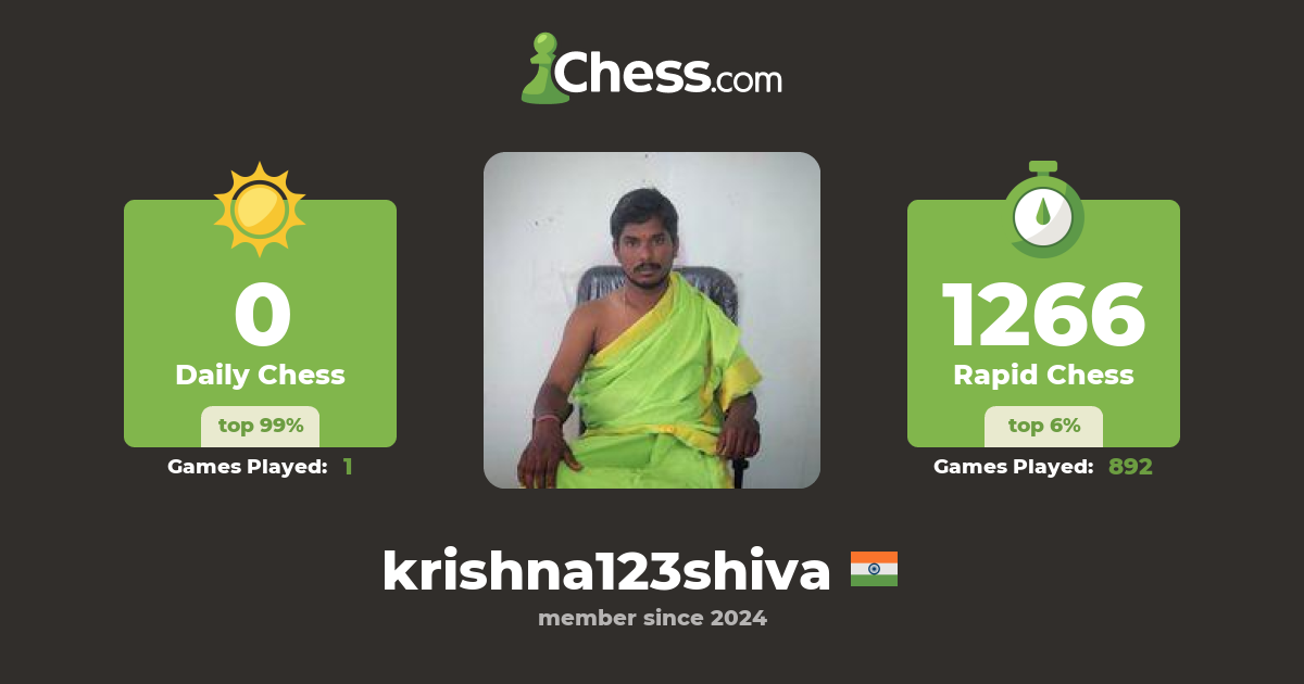 krishna123shiva - Chess Profile - Chess.com