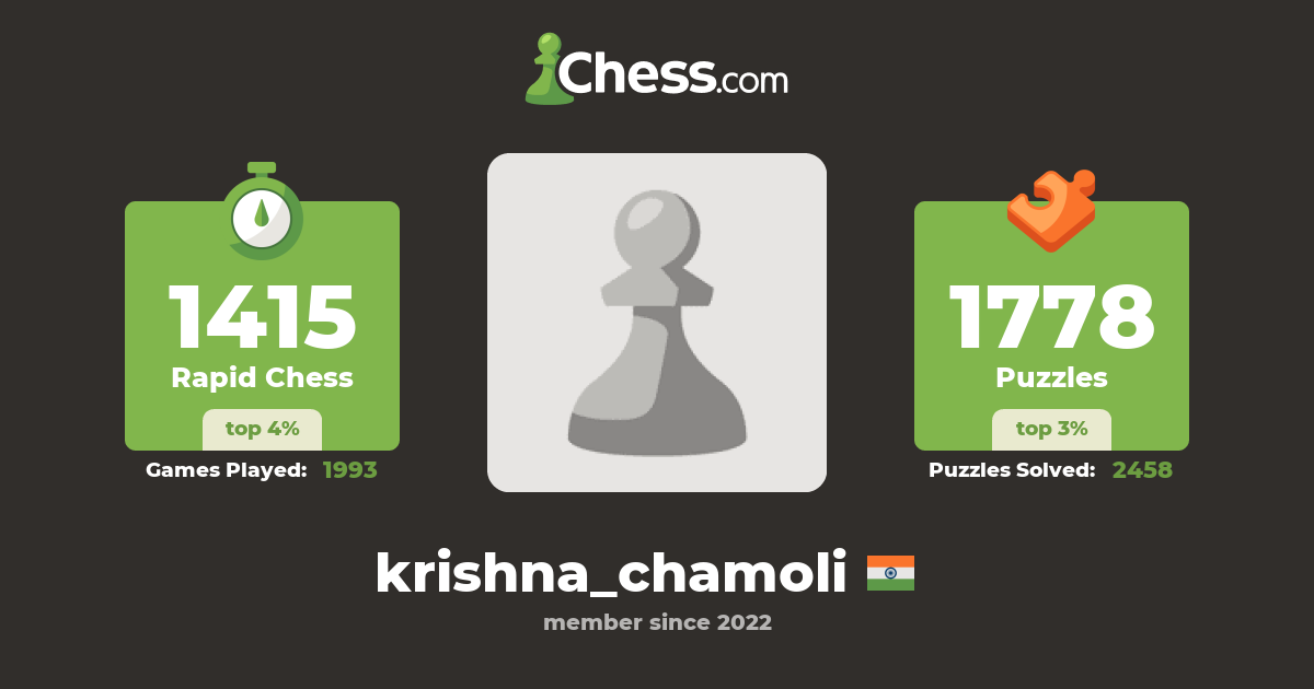 krishna_chamoli - Chess Profile - Chess.com
