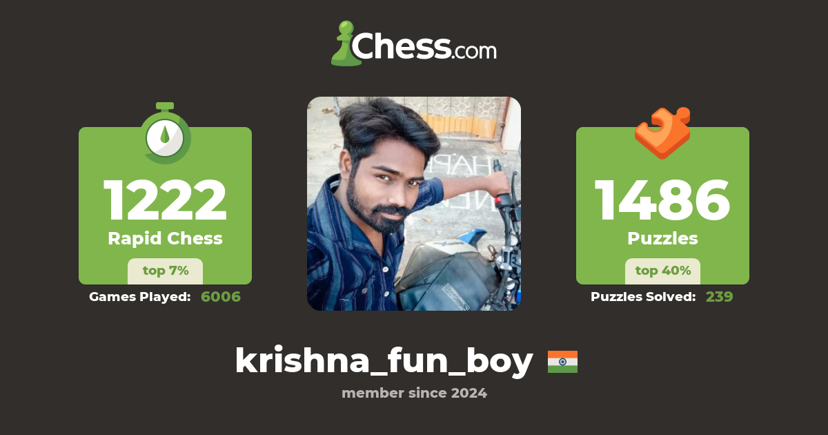just do what you 🤍 it will never hurt (krishna_fun_boy) - Chess Profile ...