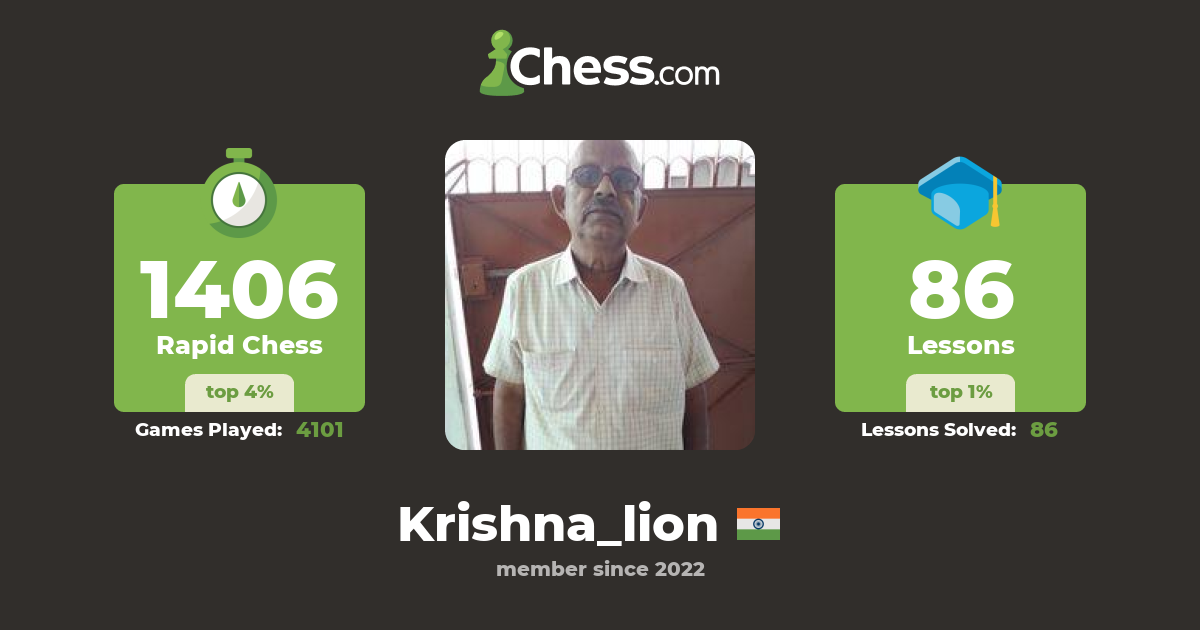 Krishna_lion - Chess Profile - Chess.com