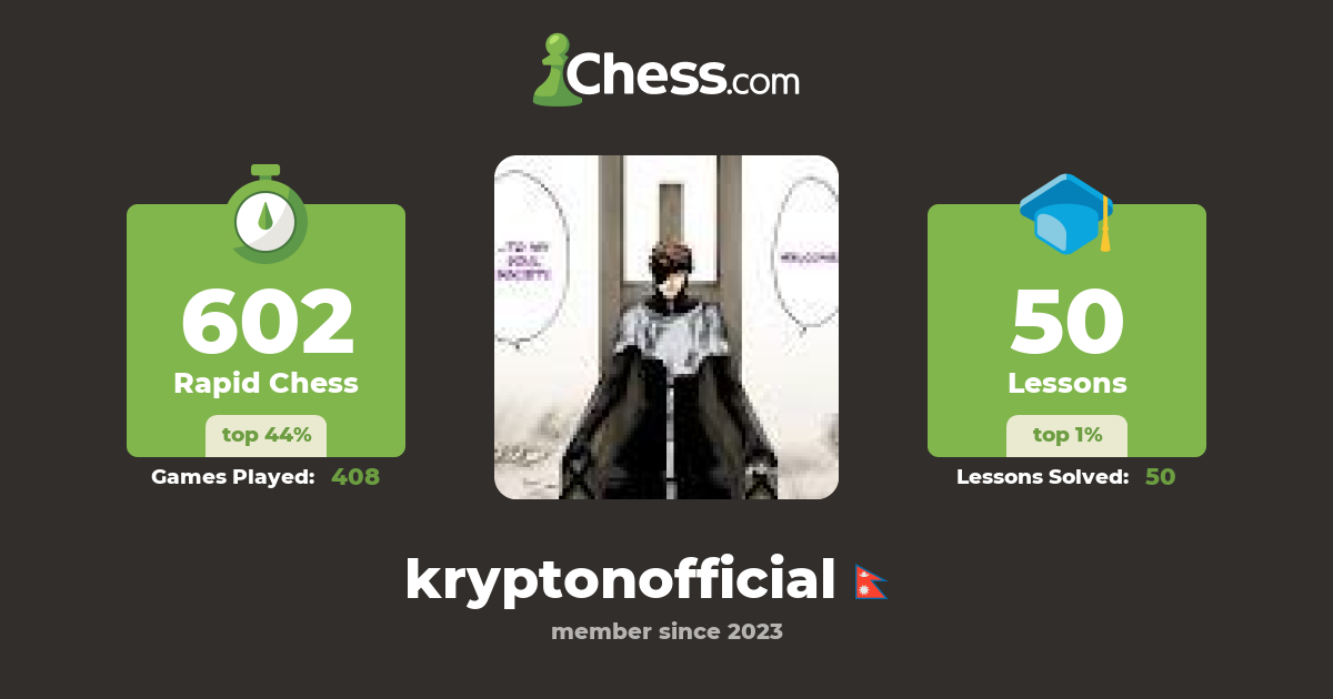 KRYPTON Official (kryptonofficial) - Chess Profile - Chess.com