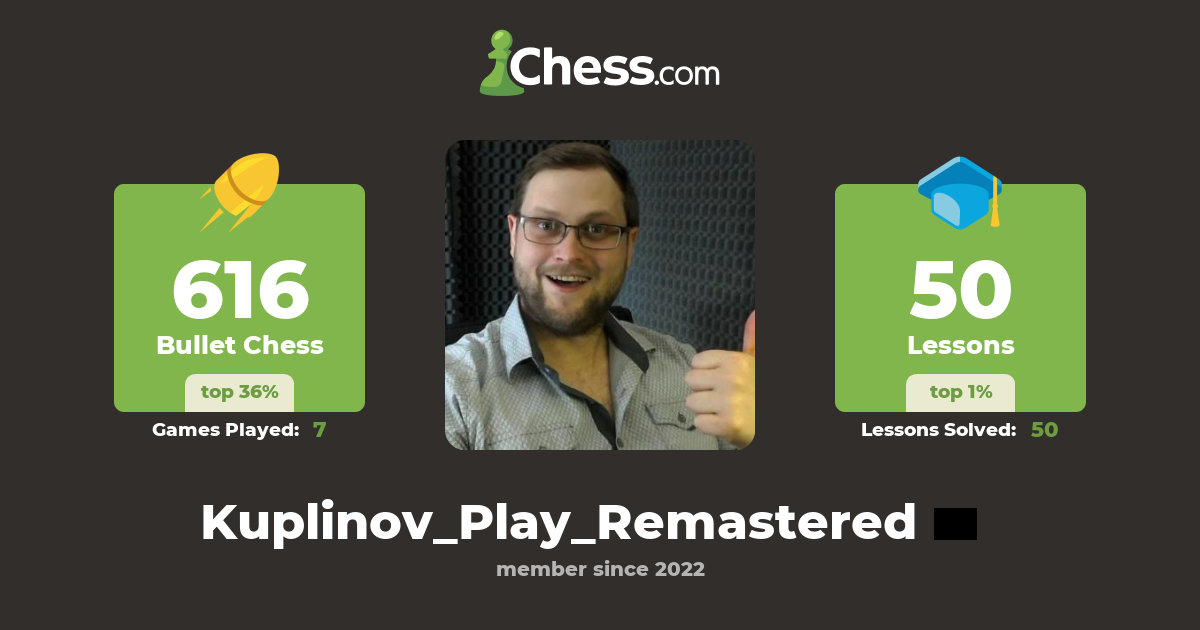 Kuplinov_Play_Remastered - Chess Profile - Chess.com