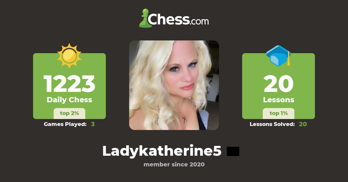 Katherine InFL (Ladykatherine5) - Chess Profile - Chess.com
