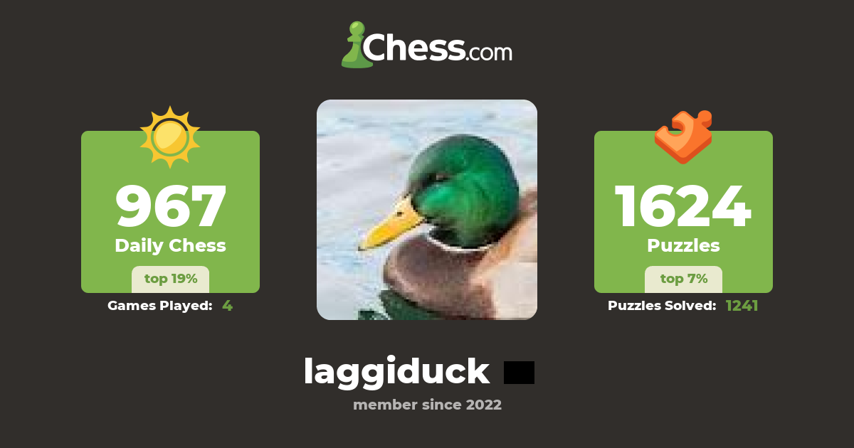 Laggi ducks (laggiduck) - Chess Profile - Chess.com