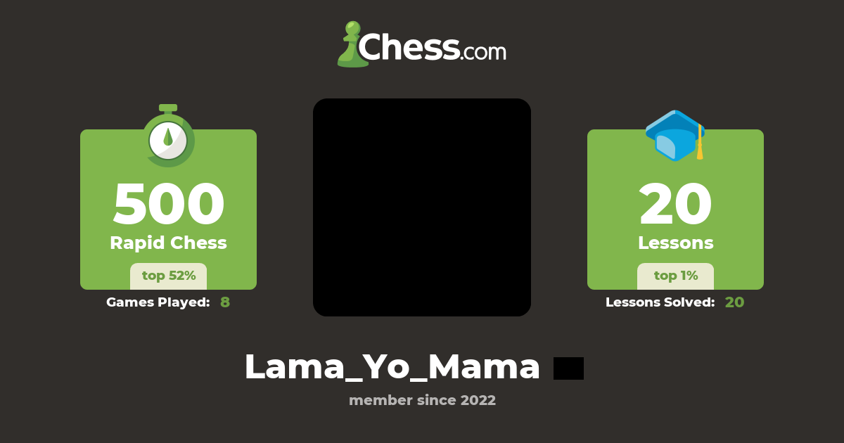 Lama_Yo_Mama - Chess Profile - Chess.com