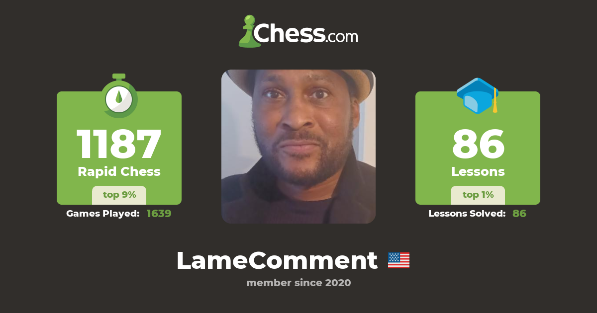 Devlin McCray (LameComment) - Chess Profile - Chess.com