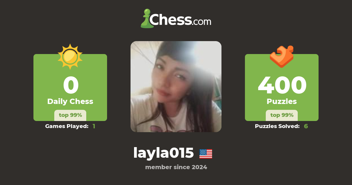 Layla holmes (layla015) - Chess Profile - Chess.com