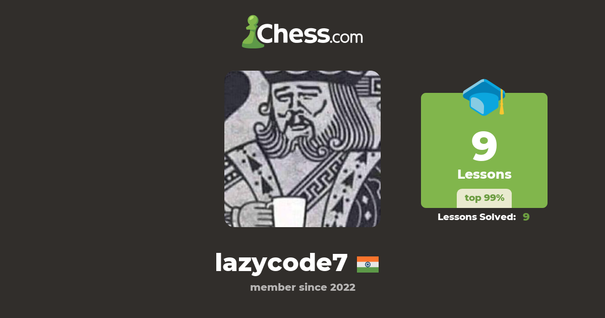 Ghosty (lazycode7) - Chess Profile - Chess.com