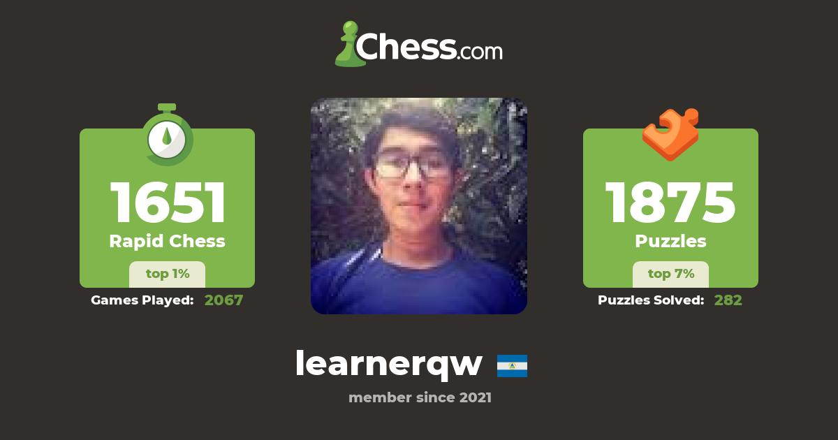 Randy Moncada (learnerqw) - Chess Profile - Chess.com