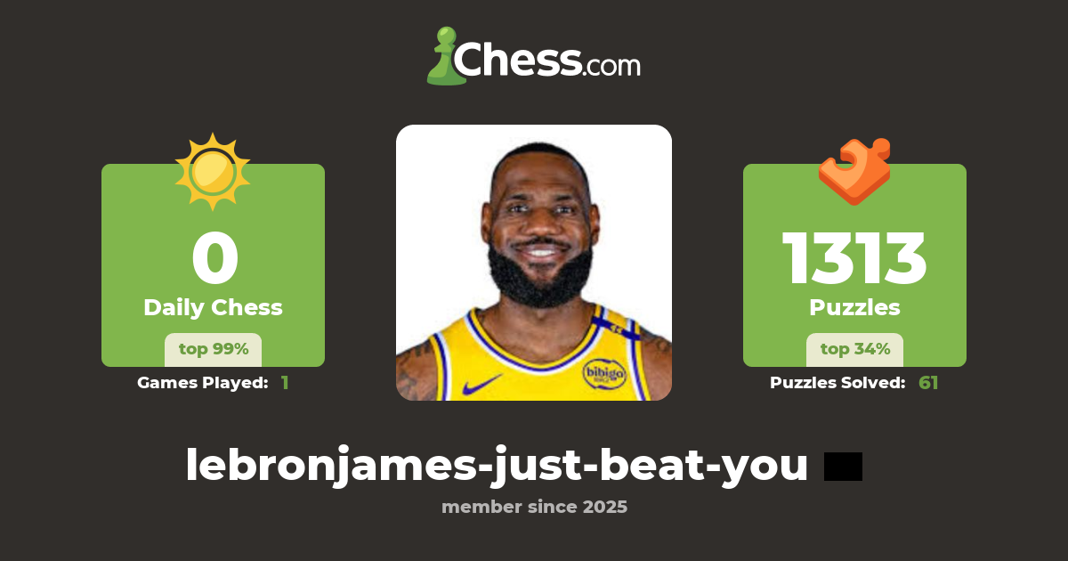 jason yu (lebronjames-just-beat-you) - Chess Profile - Chess.com