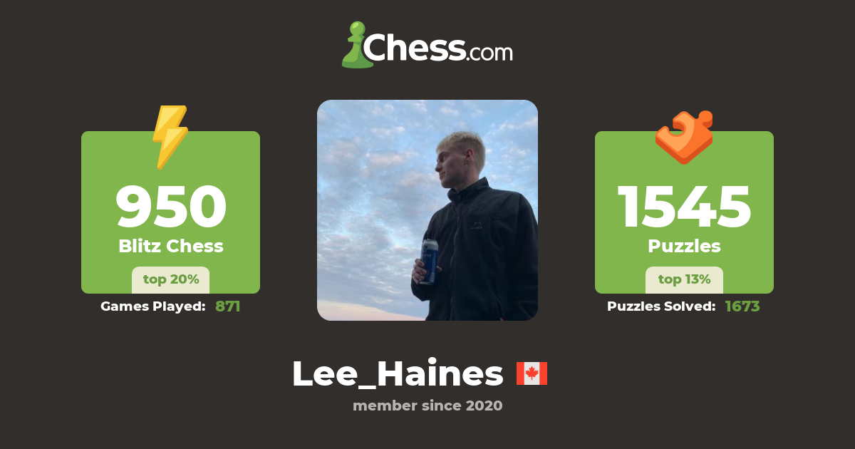 Lee Haines (Lee_Haines) - Chess Profile - Chess.com