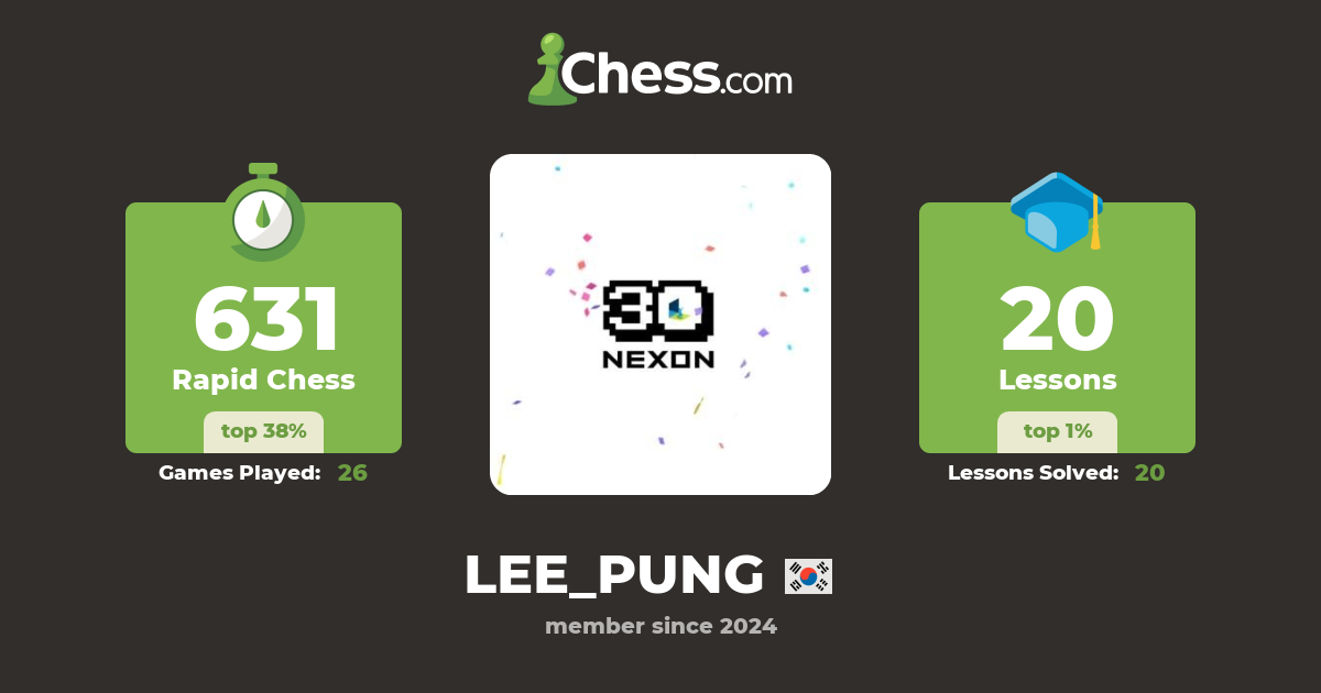 LEE_PUNG - Chess Profile - Chess.com