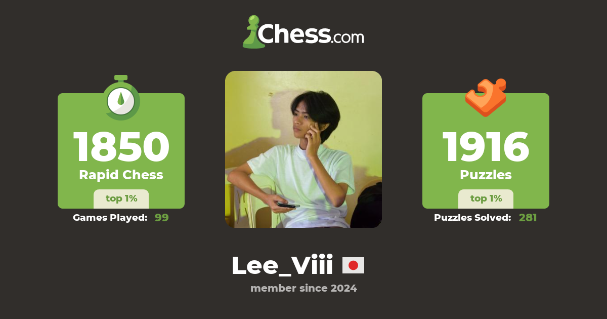 Lemuel Regaspi (Lee_Viii) - Chess Profile - Chess.com
