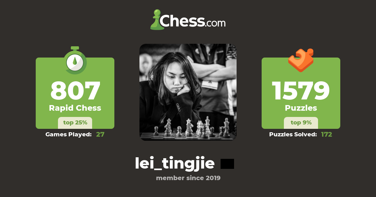 姫 白 (lei_tingjie) - Chess Profile - Chess.com