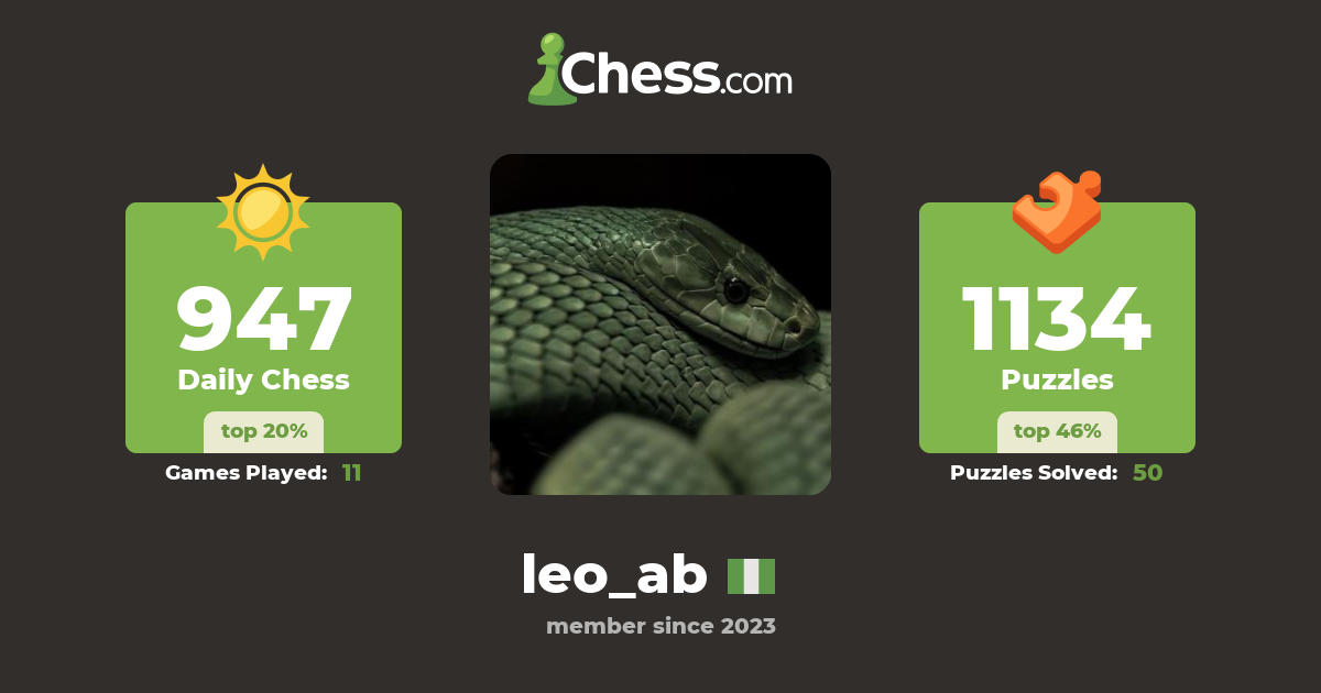 Nagesh Nagshakti 2 (leo_ab) - Chess Profile - Chess.com