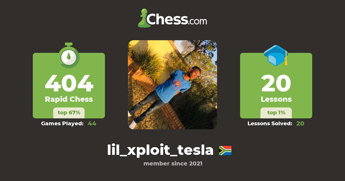 Emmanuel Phiri (lil_xploit_tesla) - Chess Profile - Chess.com