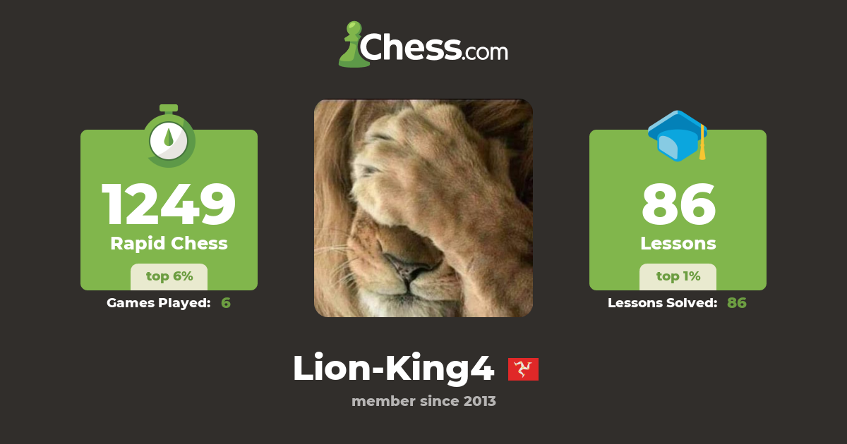 Lion-King4 - Chess Profile - Chess.com